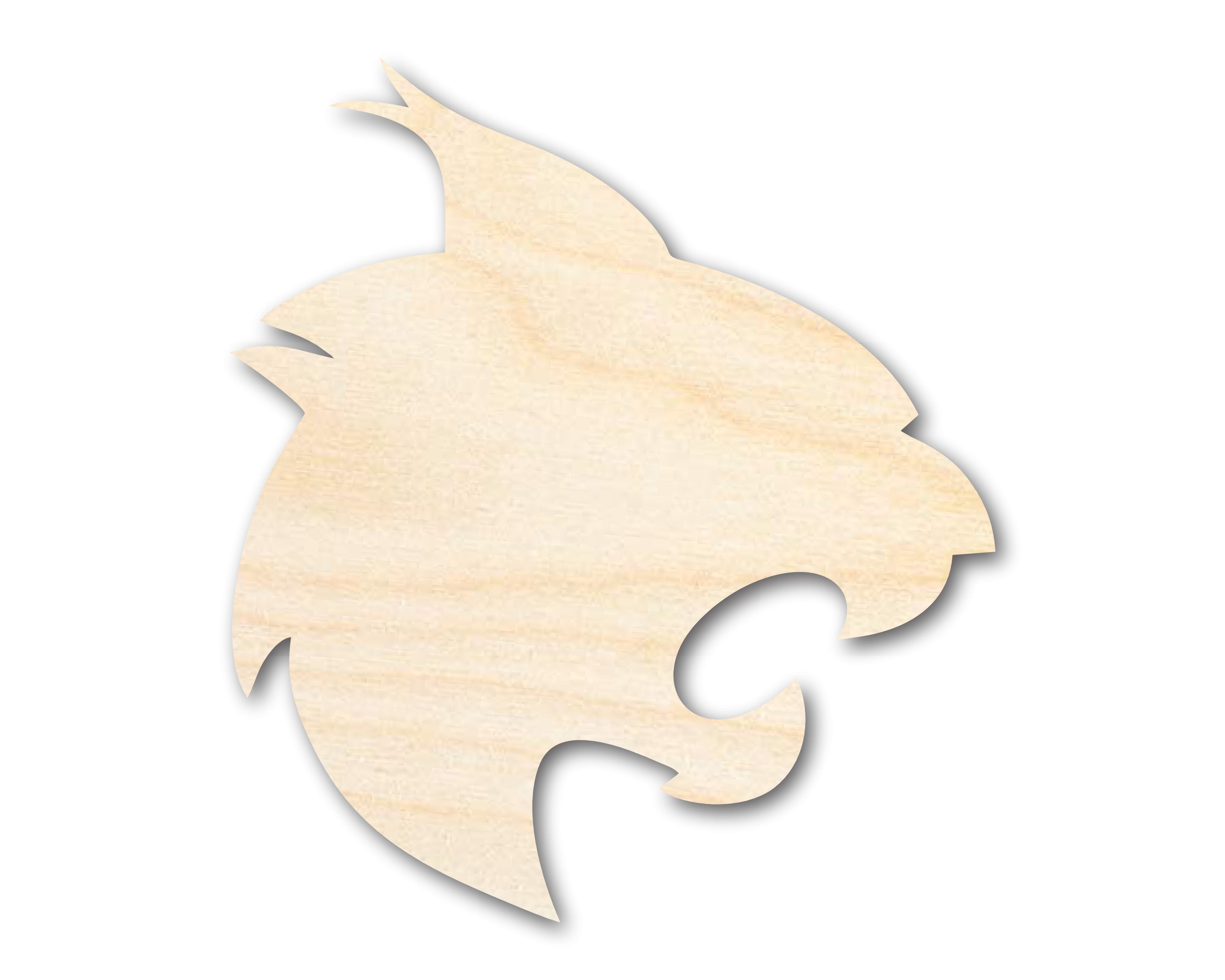 Unfinished Wood Wildcat Mascot Shape | DIY Craft Cutout | up to 46" DIY ...