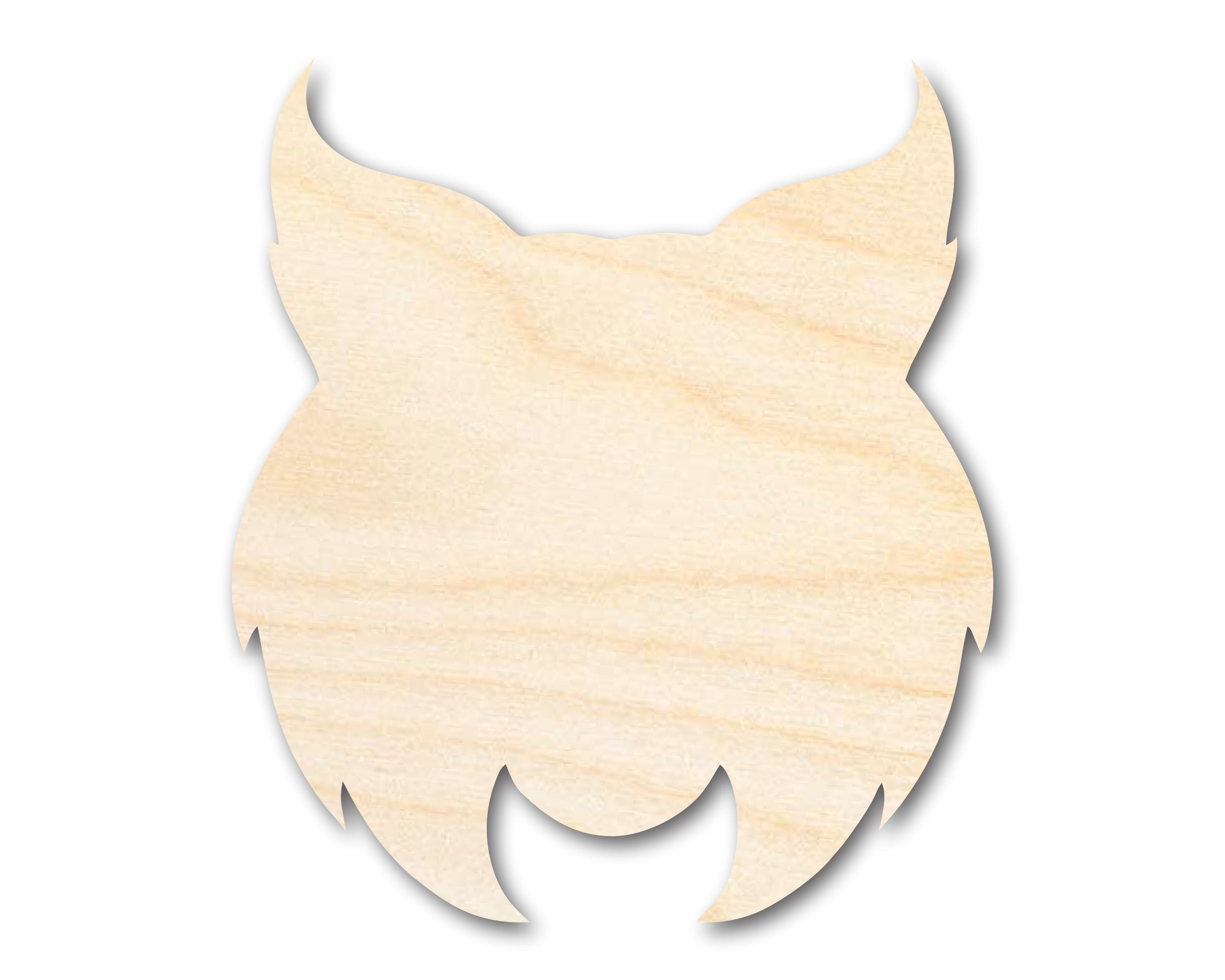 Unfinished Wood Wildcat Mascot Shape | DIY Craft Cutout 8" / 1/8 ...