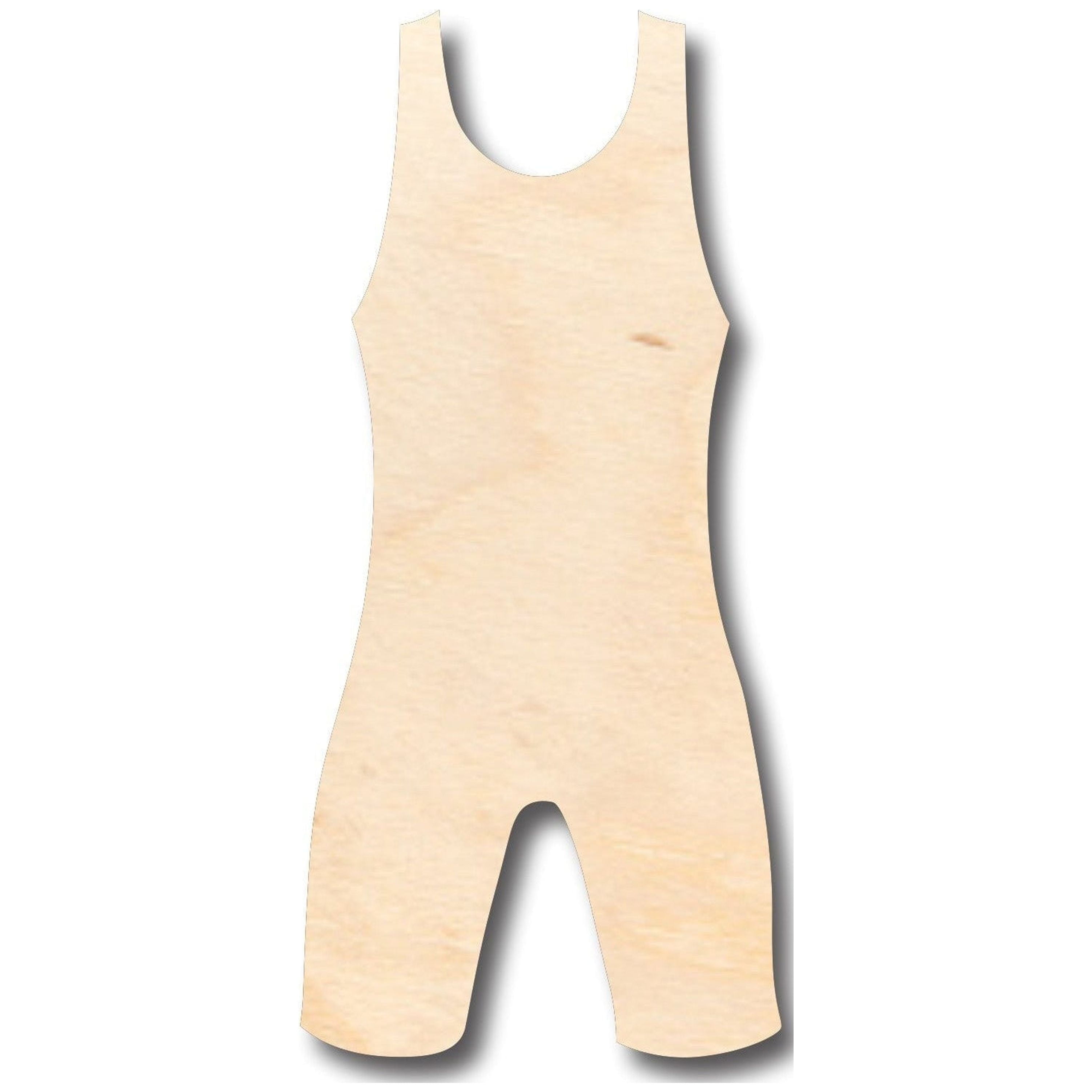 Unfinished Wood Wrestling Uniform Shape - Craft - up to 46" DIY 18" / 1 ...