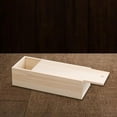 Unfinished Wooden Box, Plain Wood Box, Empty Unpainted Rectangular ...