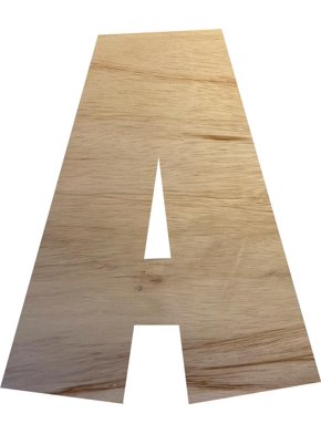 Wooden Letters & Numbers in Wood Crafting - Walmart.com