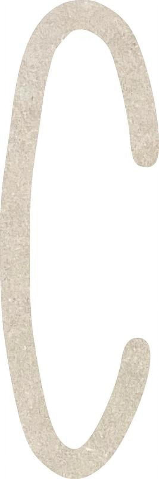 Unfinished Wooden Craft Letter C, Blank Wood 14'' Tall DIY A-Z Letter ...