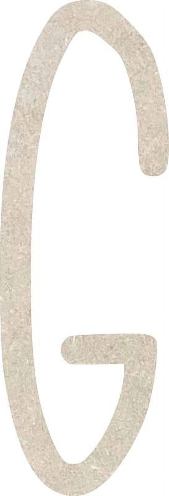 Unfinished Wooden Craft Letter G, Blank Wood 14'' Tall DIY A-Z Letter ...