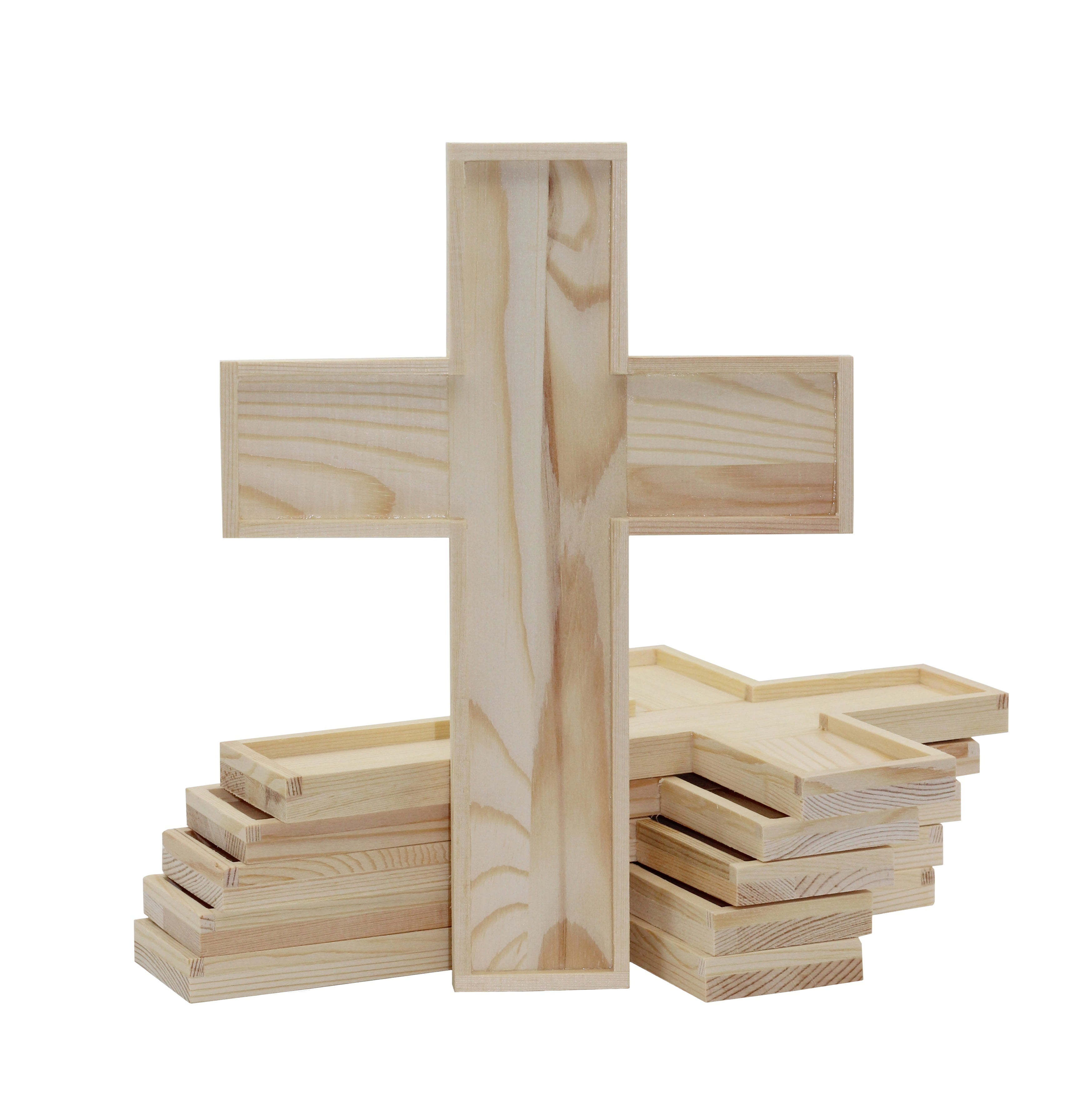 Unfinished Wooden Crosses - Sanded Blank Crosses for Painting and ...