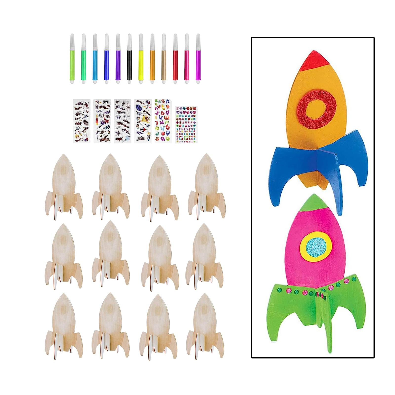 Unfinished Wooden Cutouts DIY Projects Ornaments Handmade Unpainted ...