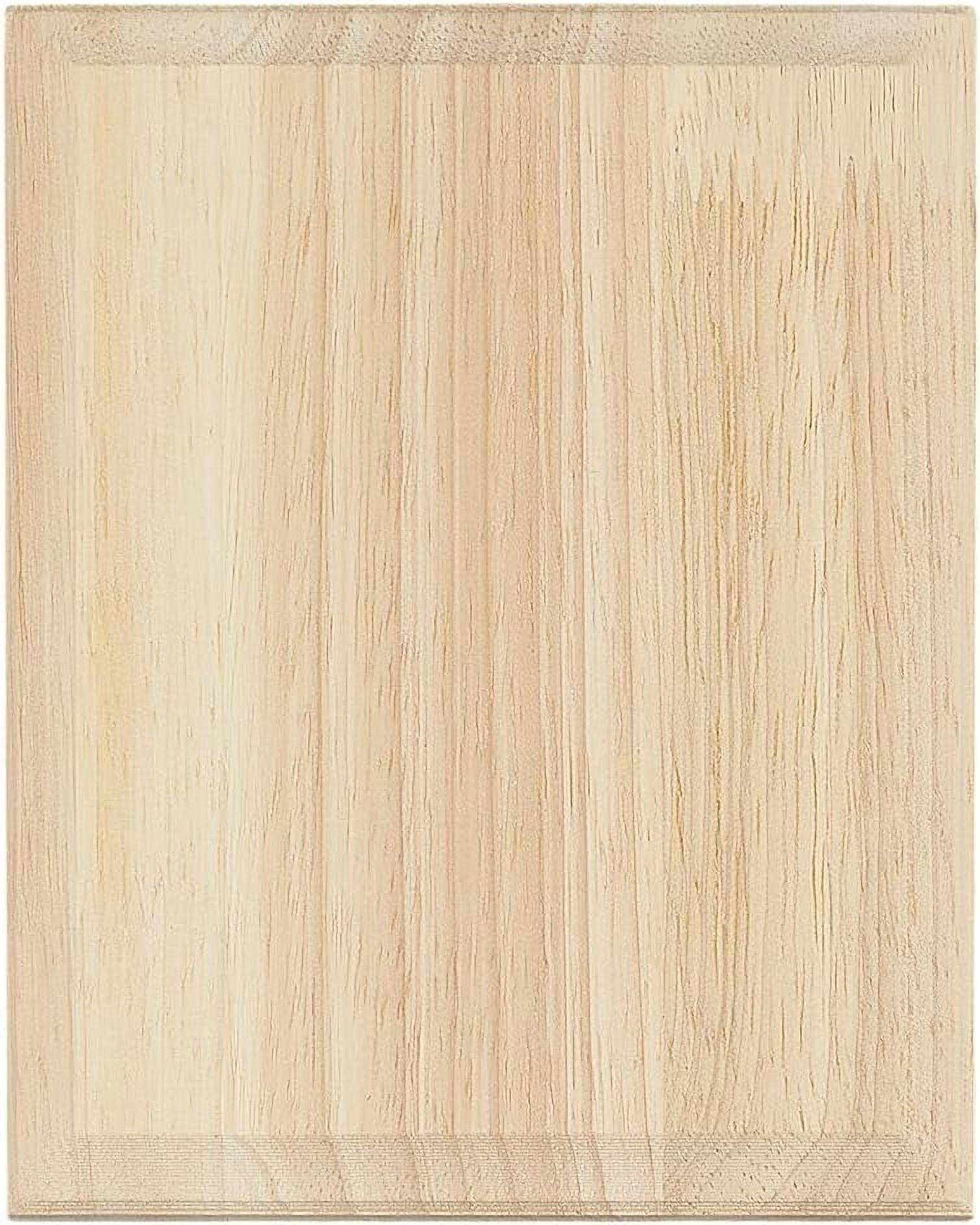 Unfinished Wooden Plaque 6x5x0.6 inch Wood Rectangle Plaque Rectangle ...