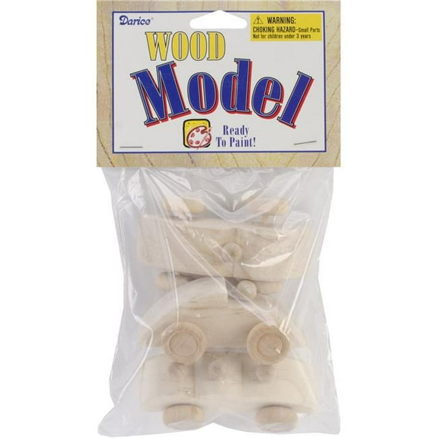 Unfinished Wooden Race Cars: 2.75 inches, 3 pack - Walmart.com