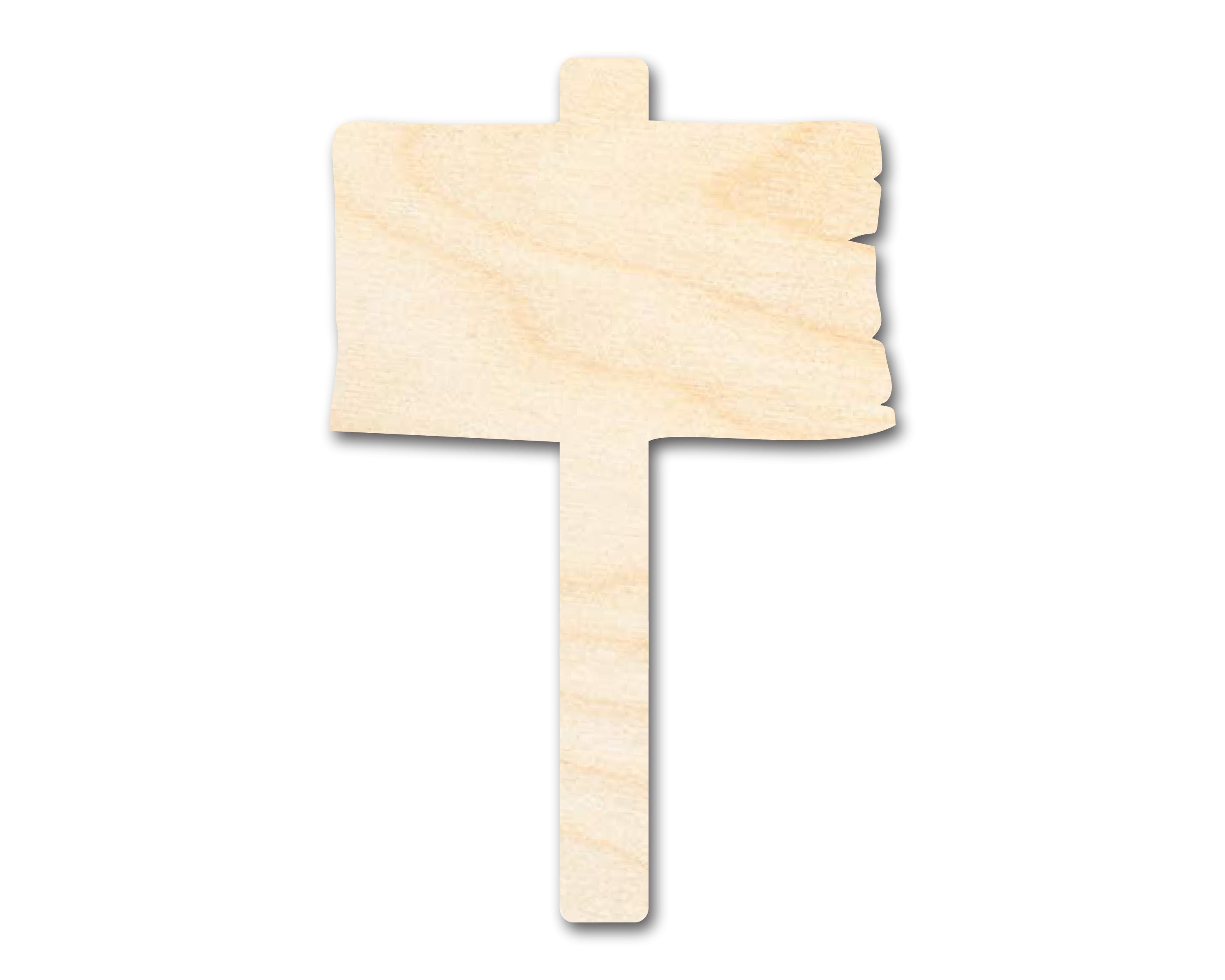 Unfinished Wooden Sign Shape | DIY Craft Cutout 4" / 1/8" - Walmart.com