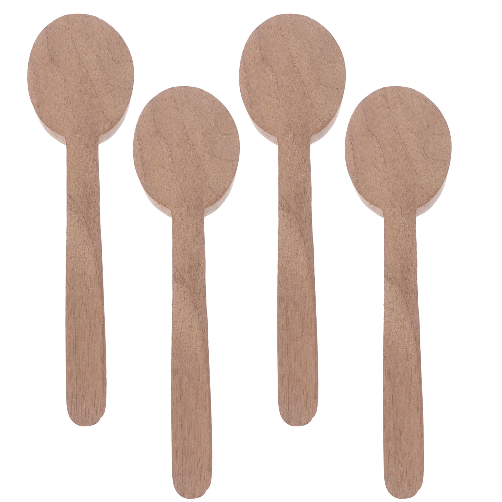 Unfinished Wooden Spoon Handmade Spoons Sugar Making Materials Carving ...