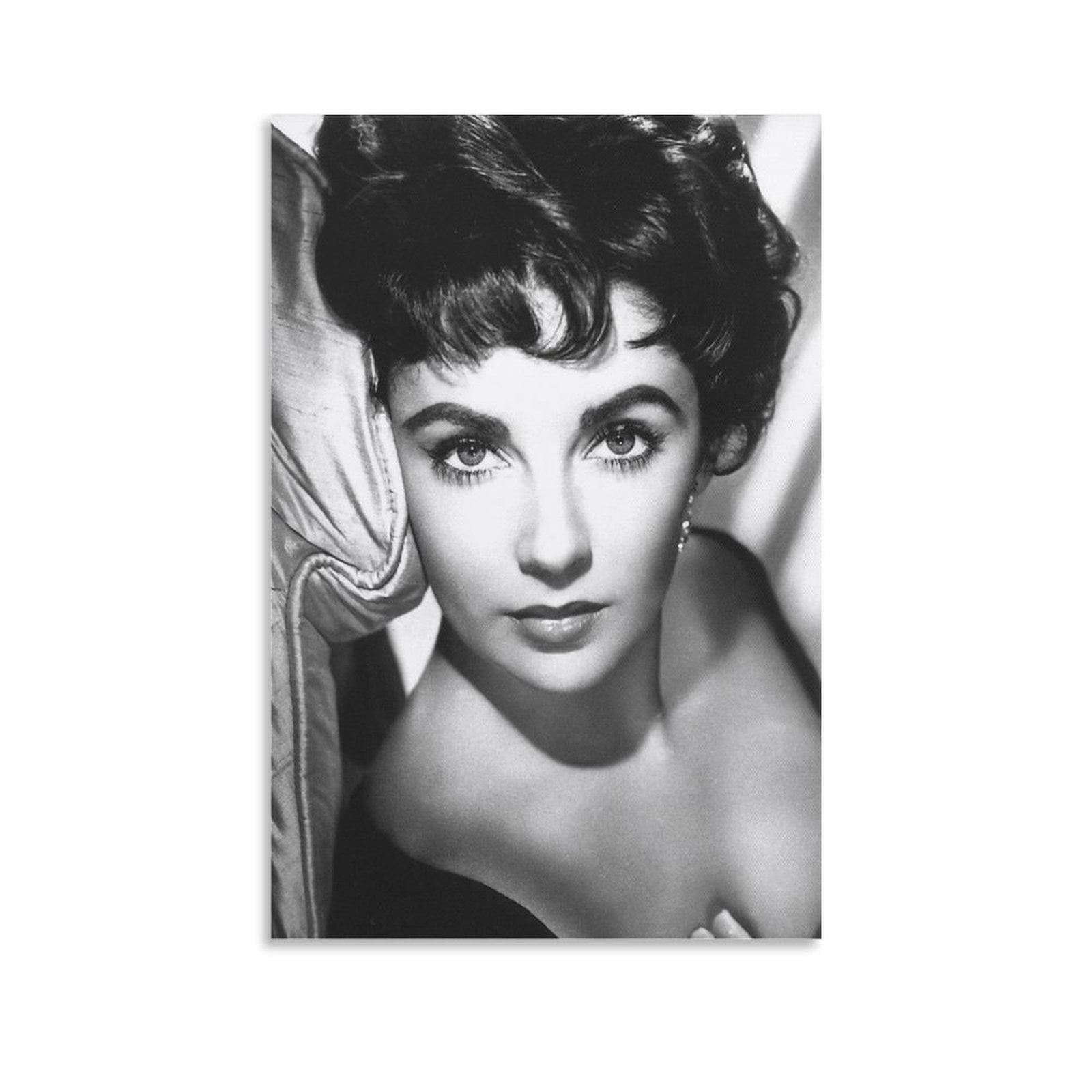 Unforgettable Actresses Elizabeth Taylor Canvas Art Poster and Wall Art ...