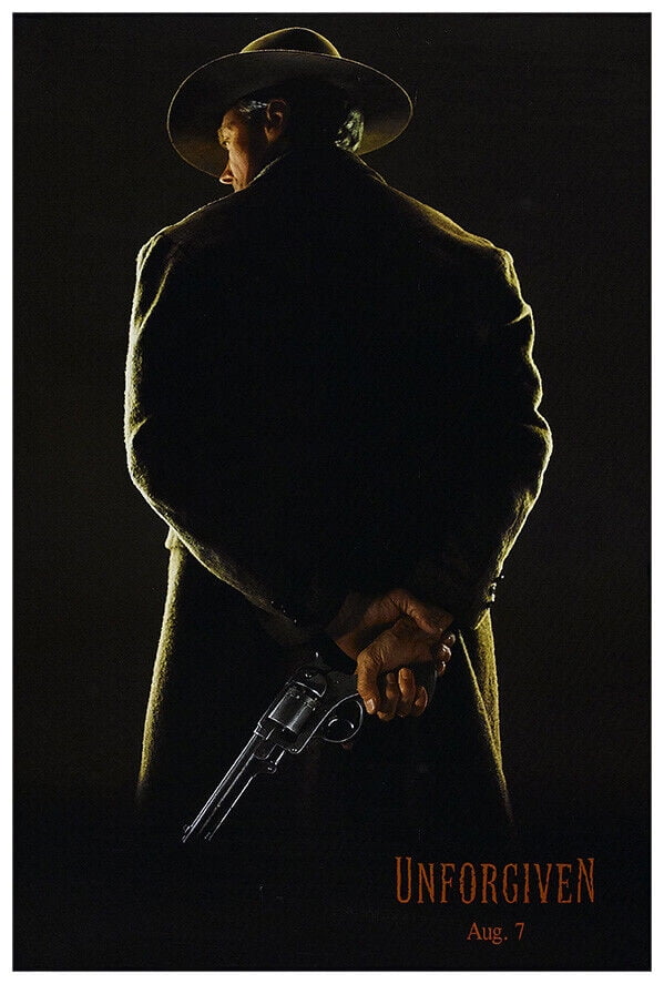 Unforgiven - Clint Eastwood - Movie Poster - Teaser (11x17Inches ...