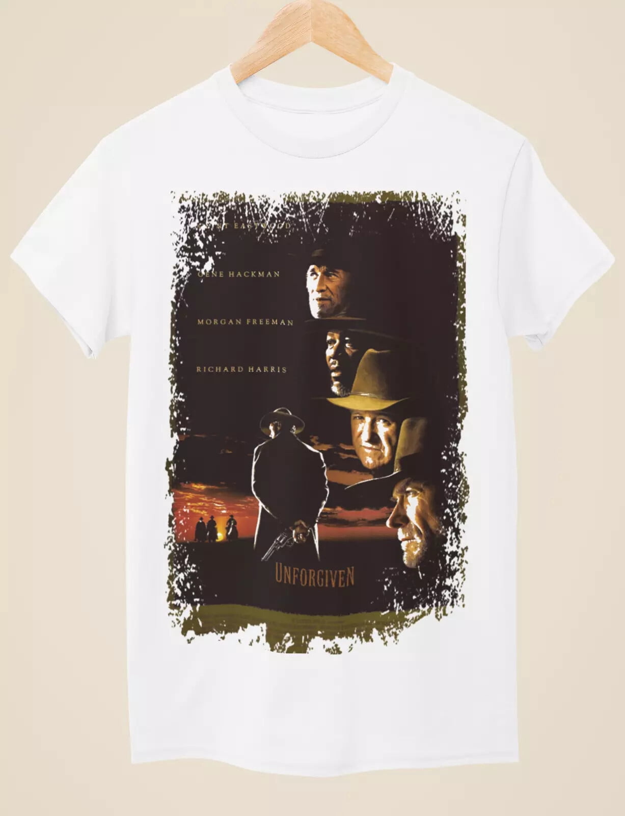 Unforgiven - Movie Poster Inspired Unisex White T-Shirt - Walmart.com