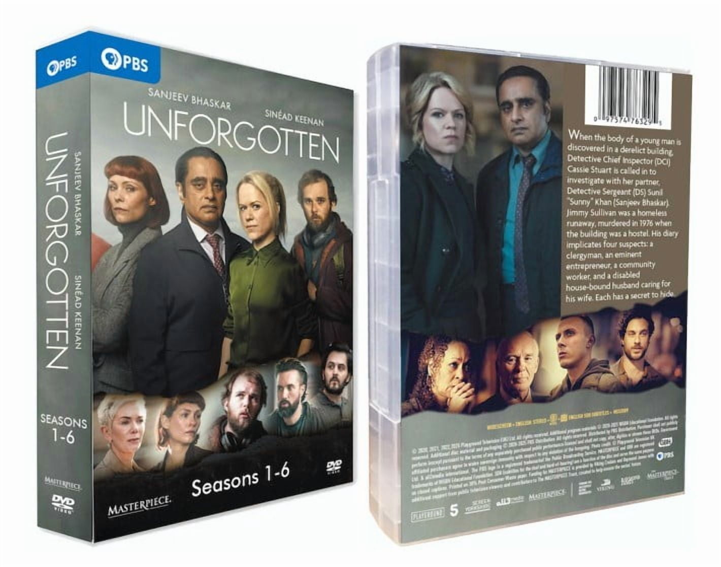 Unforgotten :Seasons 1-6 ,TV Series(DVD, 2025, 12-Disc Box Set New ...