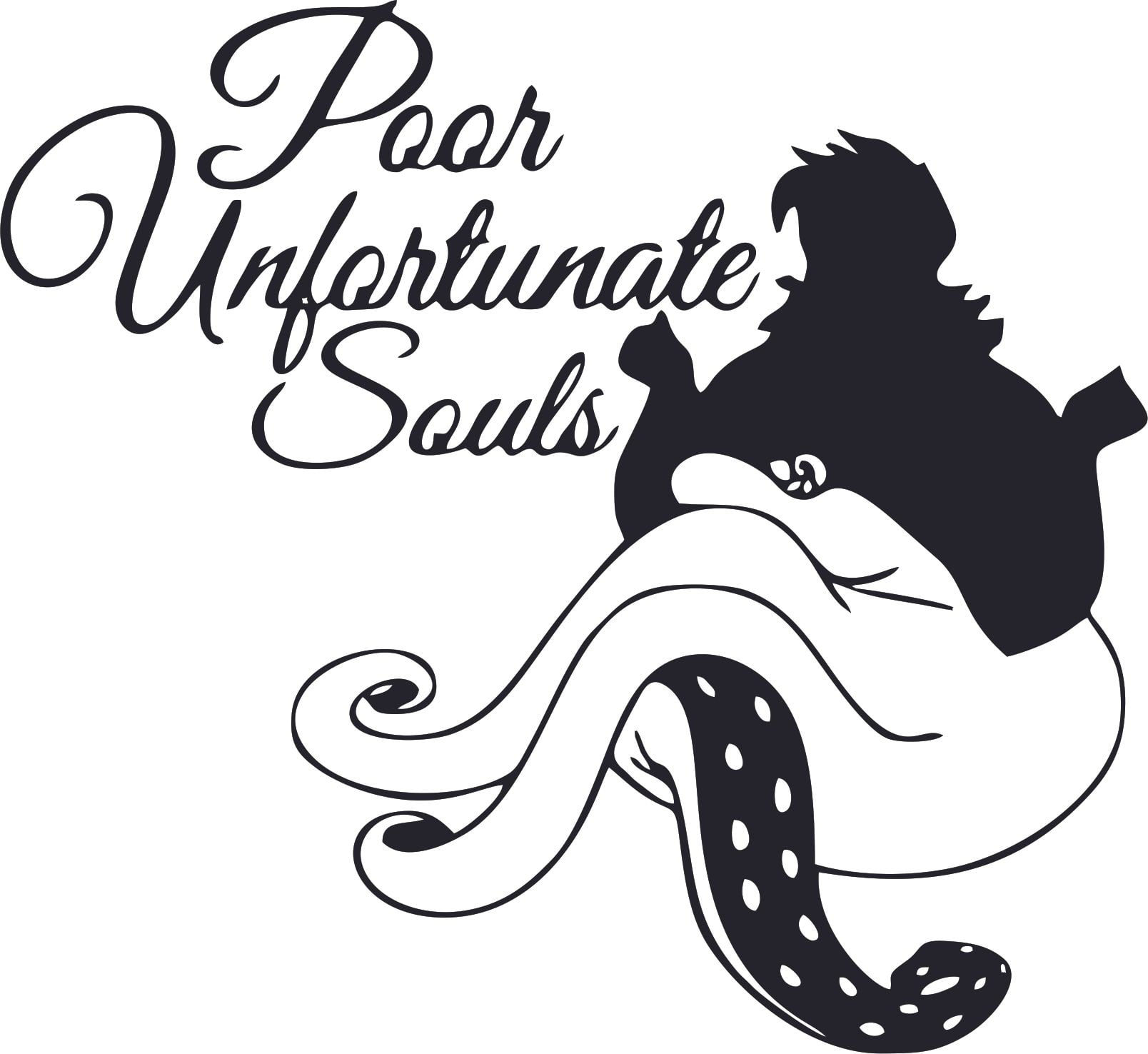 Unfortunate Soul Ursula Cartoon Characters Decors Wall Sticker Art ...