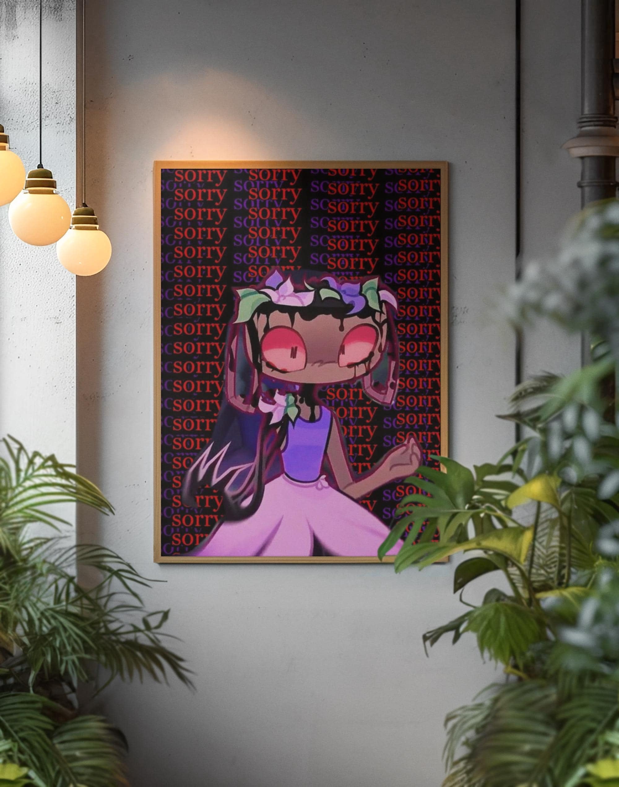 (Unframed) Bassie Dandy’s World Poster, Dark Roblox Gamer Wall Art ...