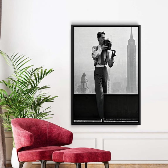 (Unframed) Ch@rles C. Ebbets Print , Taking the iconic Lunch atop a ...