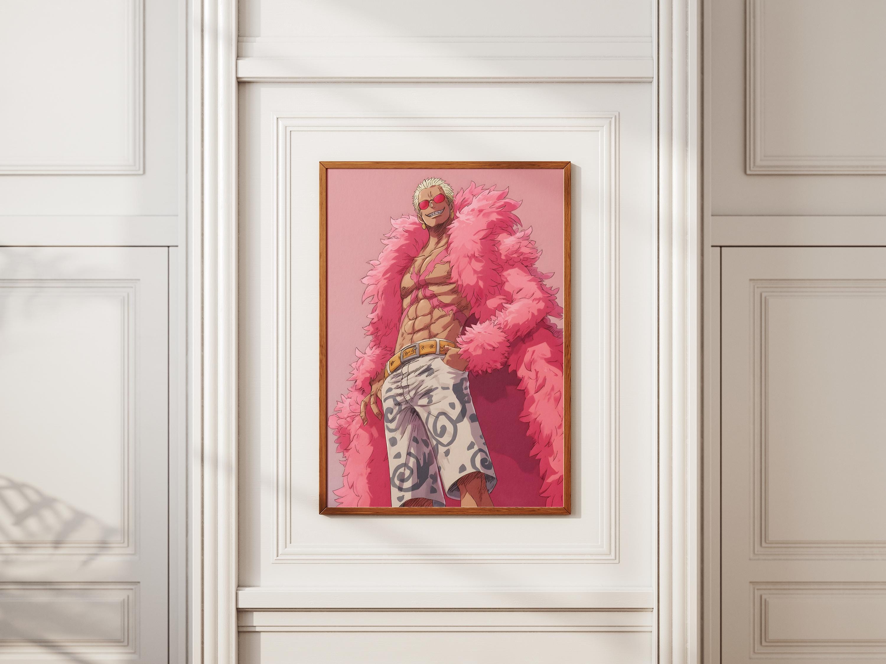 Unframed Donquixote Doflamingo Poster, One Piece Wall Art, Heavenly ...