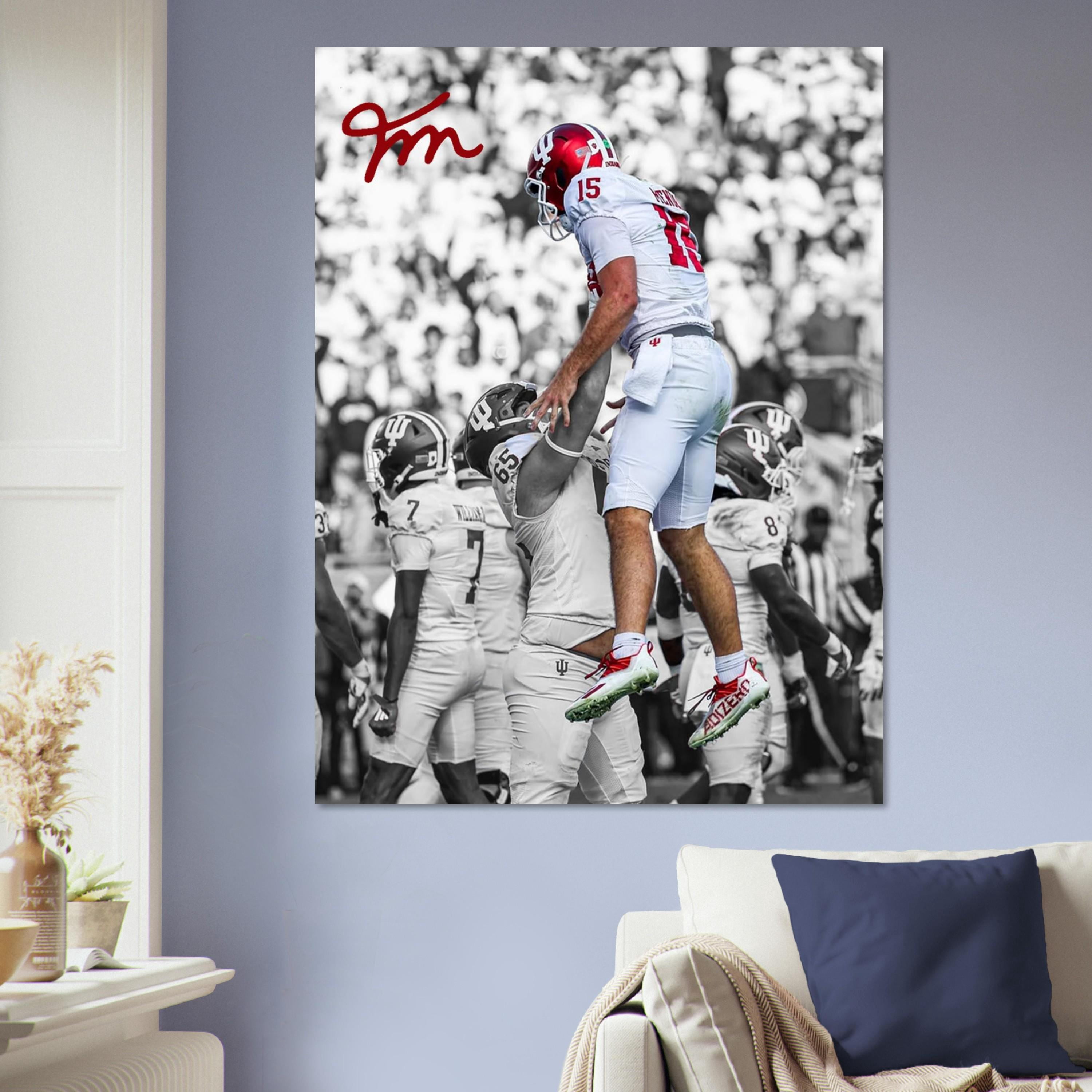 (Unframed) Fernando Mendoza Indi@na Hoosiers Poster | College Football ...