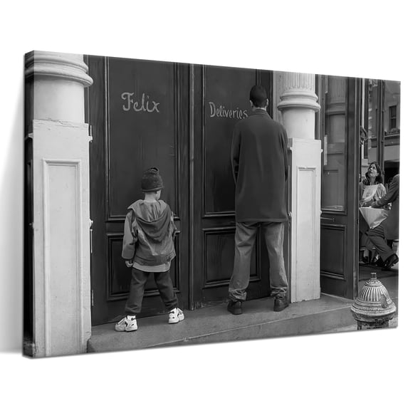 (Unframed) Funny Bathroom Wall Decor Black and White Wall Art - Classic ...