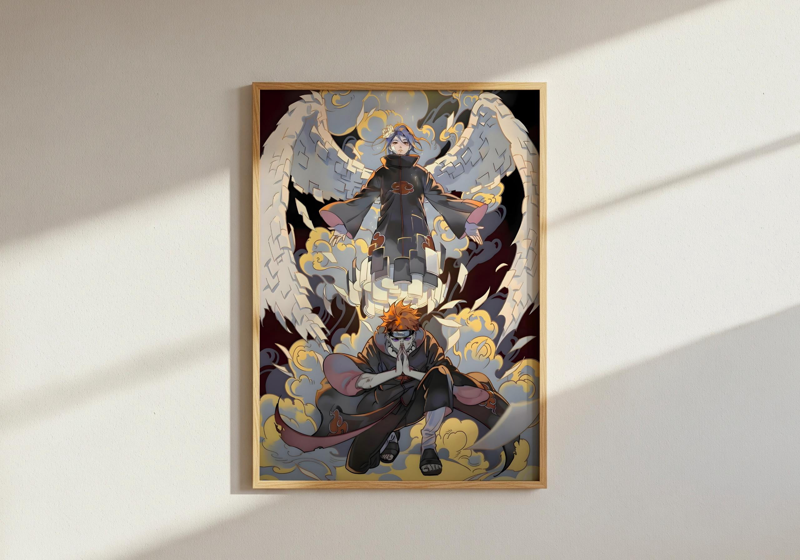 (Unframed) Pain and Konan Akatsuki Poster - Naruto Shippuden Wall Art ...