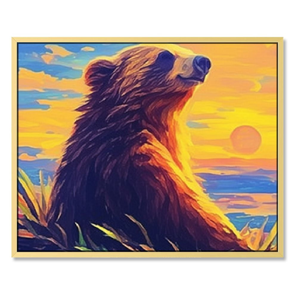 Unframed Starry Night Van Gogh Wildlife Animal Nature Oil Painting Art ...