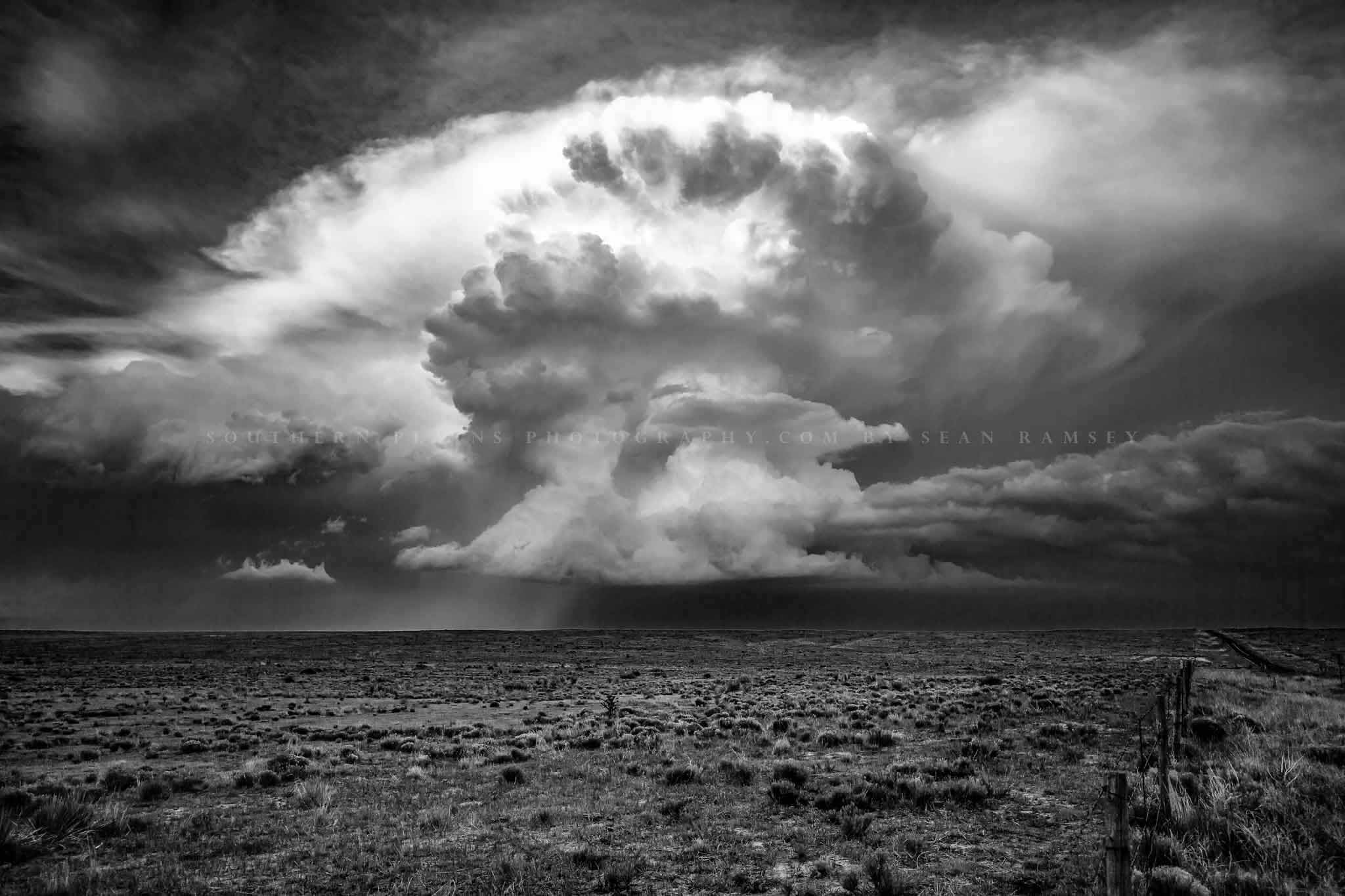 Unframed Storm Photography Poster – Supercell Thunderstorm Art Print ...