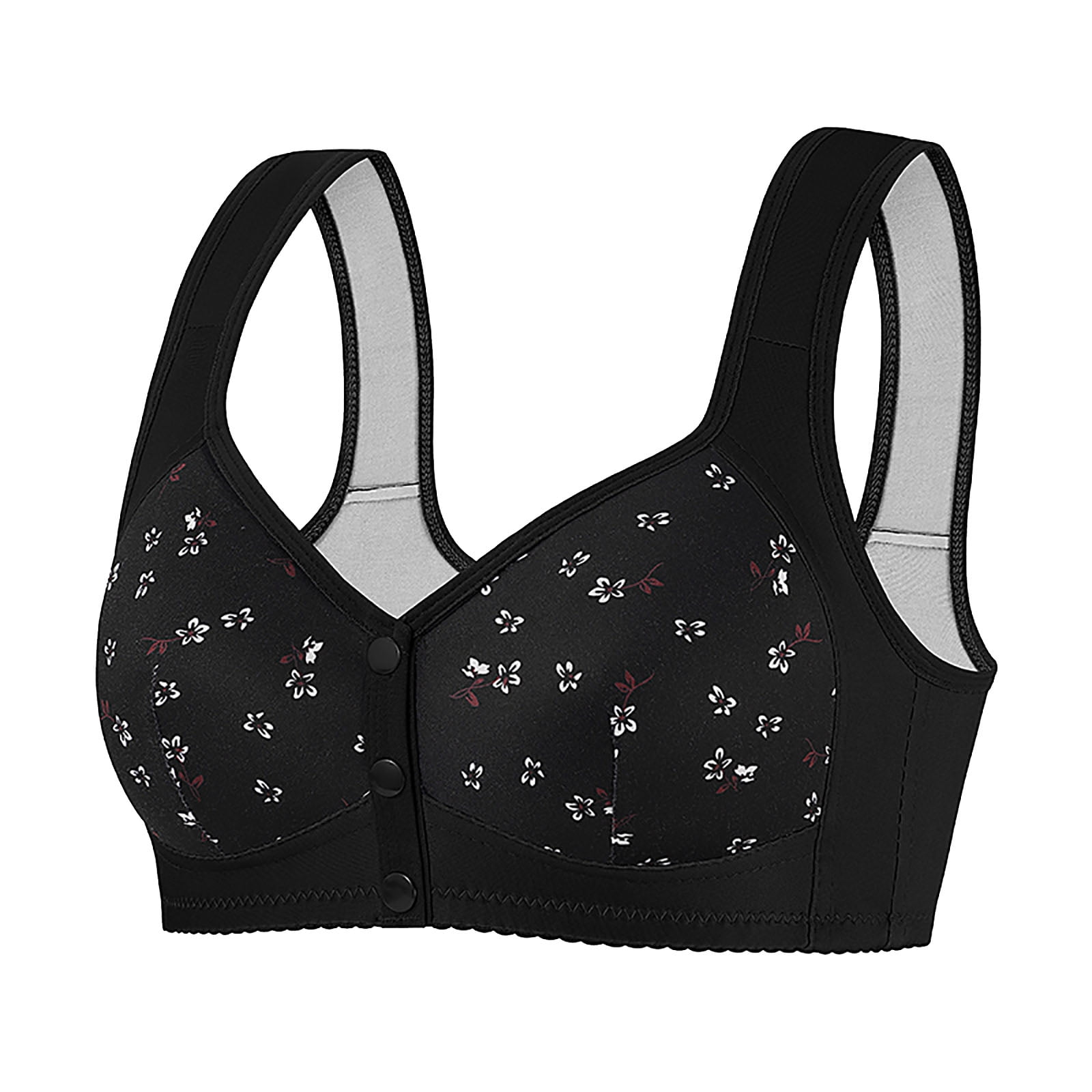 UngA Bras for Older Women Front Closure Push up Bra No Underwire Front ...