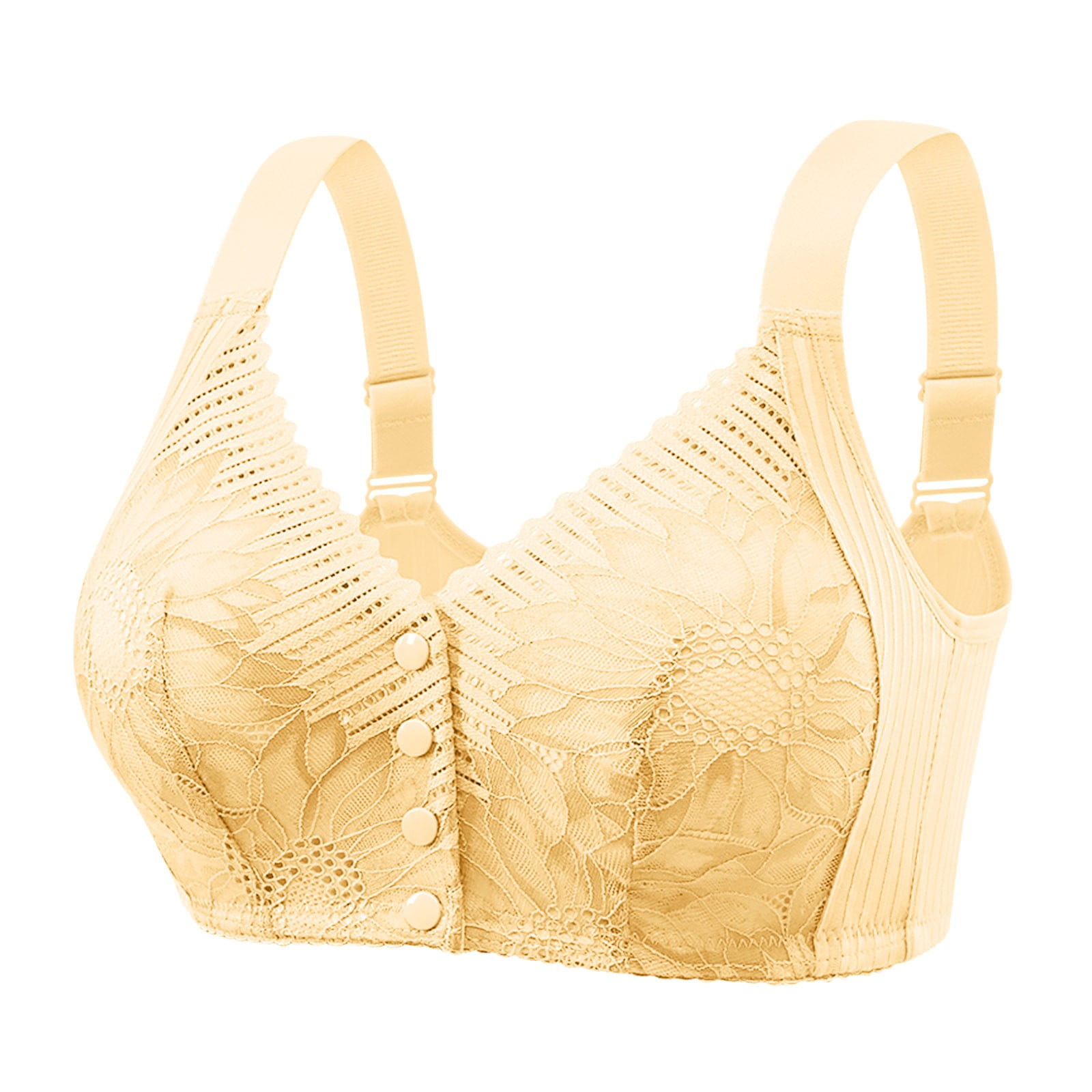 UngA Comfort Bras for Older Women No Underwire Push Up Bra Plus Size ...