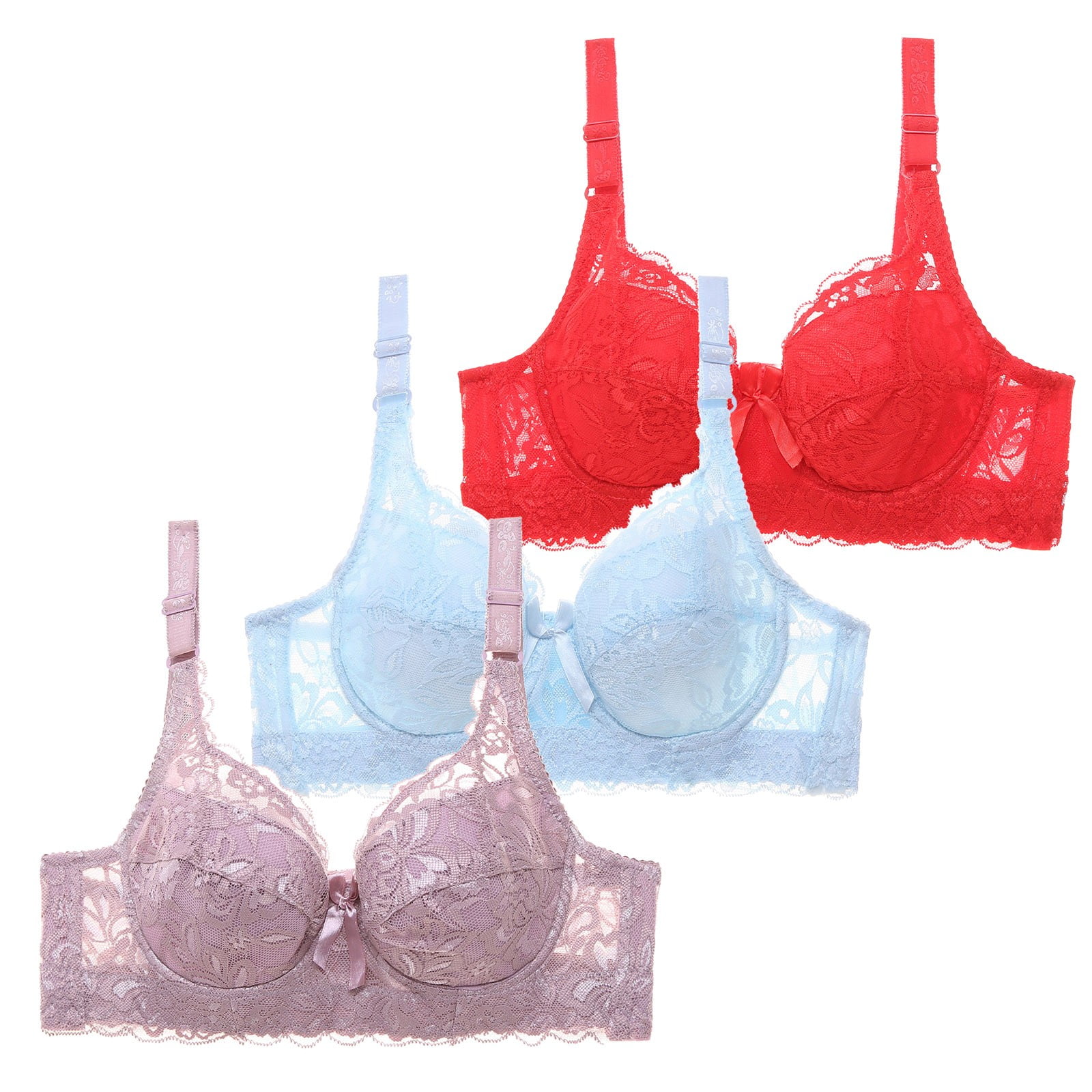 UngA Deep V Bra Low Cut Sexy Push Up Bralettes for Women Padded Comfy ...