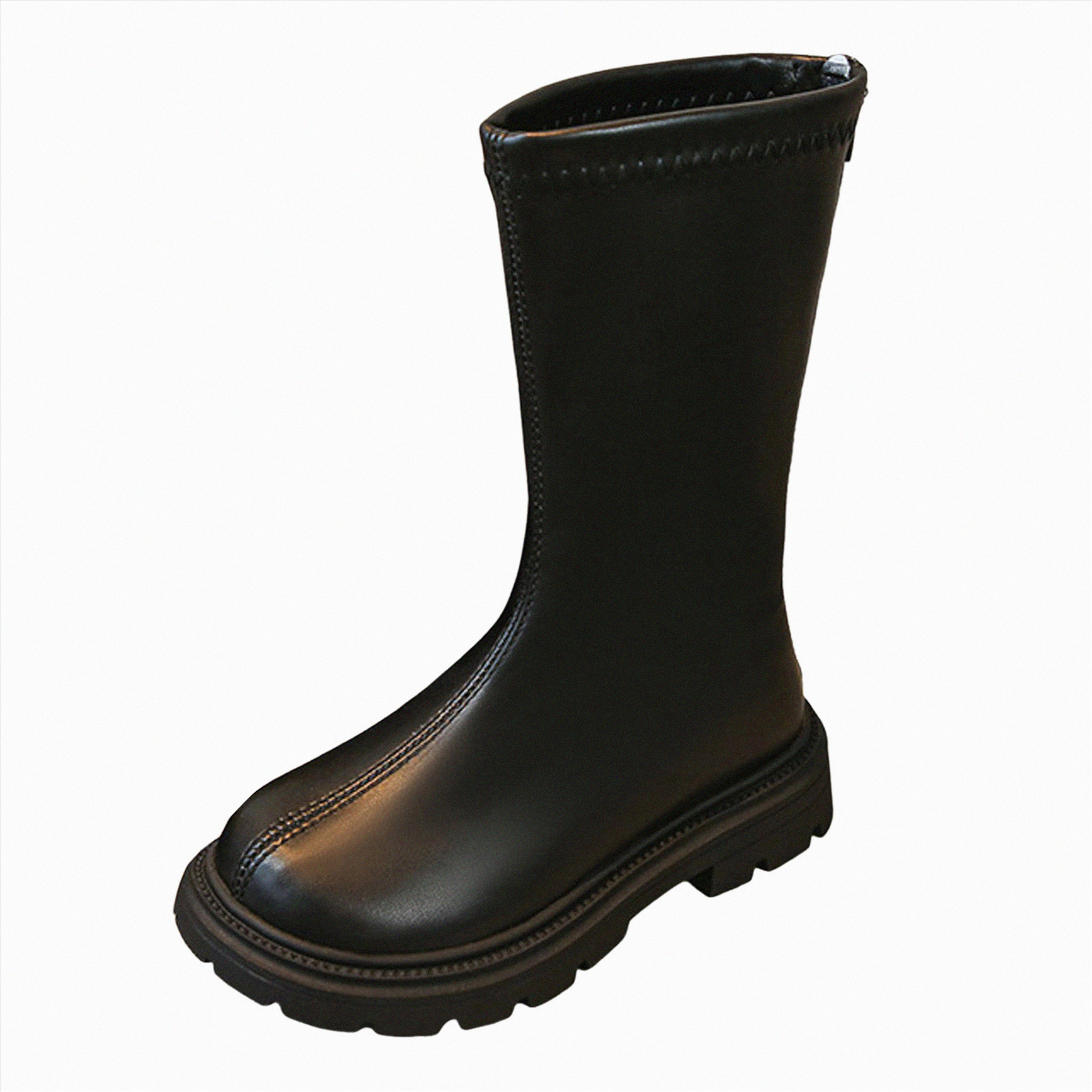 UngA Girls Knee High Boots Zipper Winter Boots Tall Girl Boots (Toddler ...