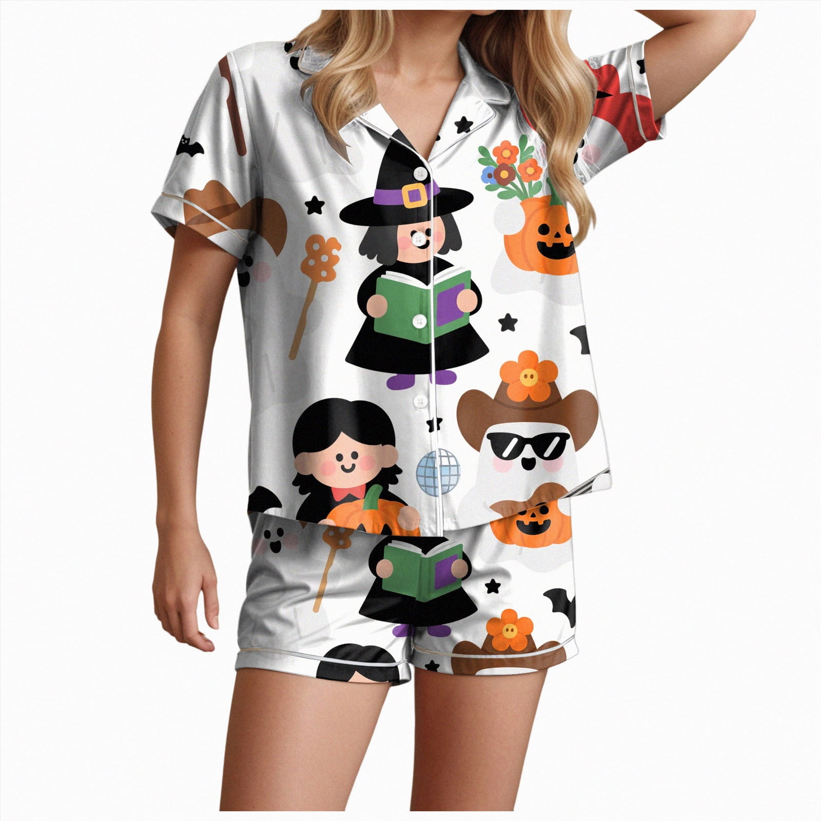 UngA Halloween Family Pajamas Big Kids Unisex Halloween Pjs Set Girls ...
