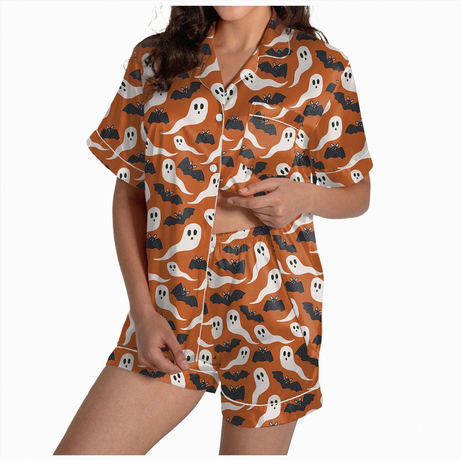 UngA Halloween Pajamas Women Set Funny Graphic Pajamas for Women Set ...