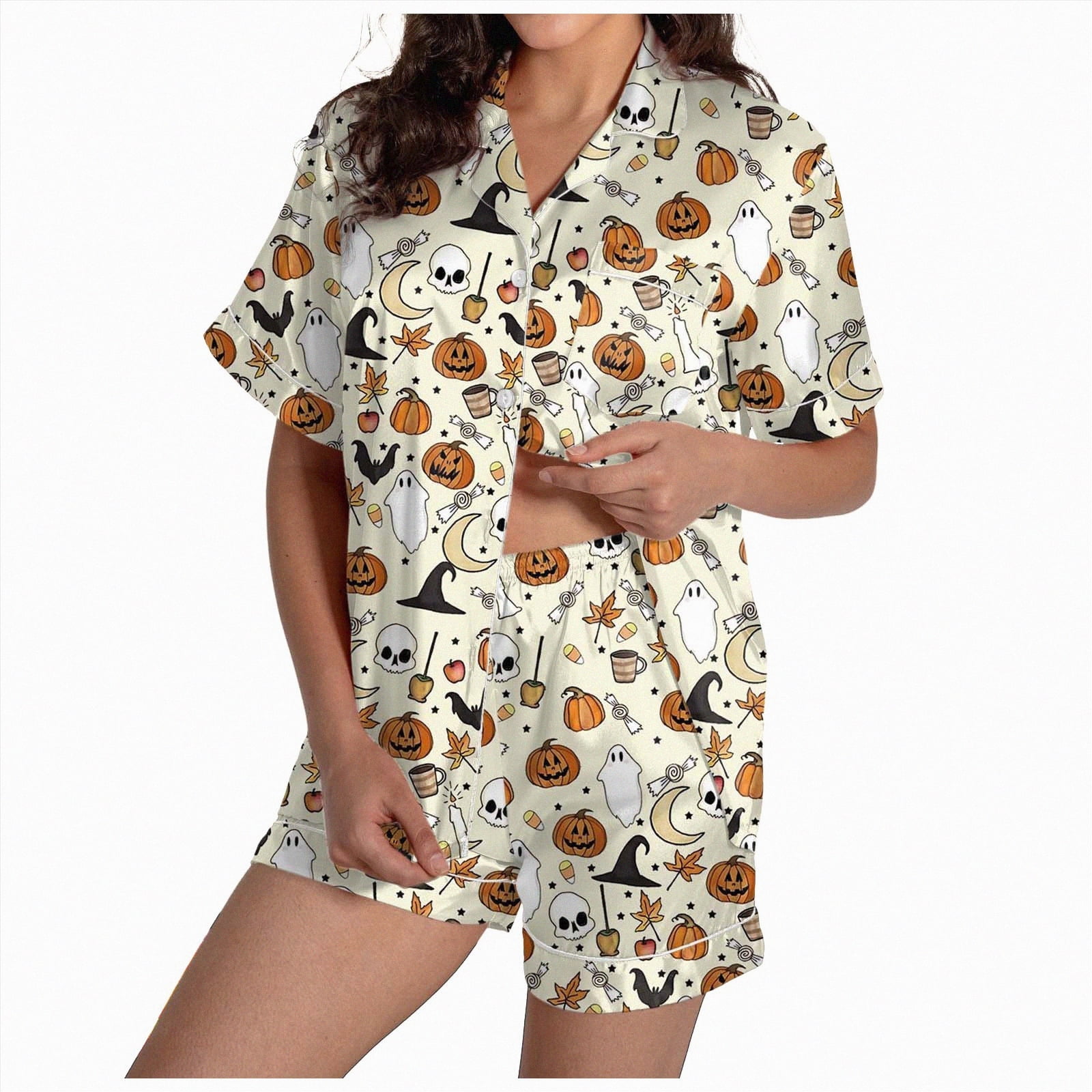 UngA Halloween Pjs for Women Halloween Pajamas Set for Women Ghost ...