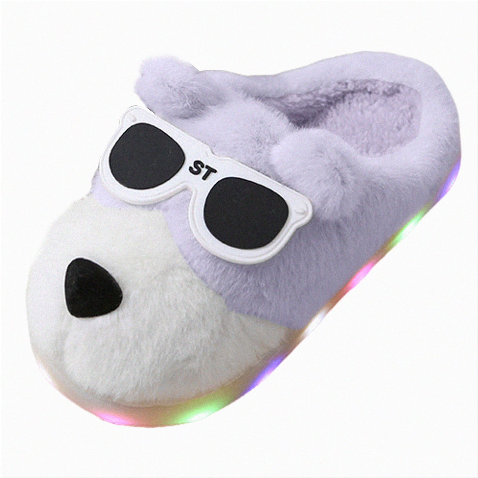 UngA Kids Slippers Boys Kids Slipper Winter Solid Versatile Plush ...