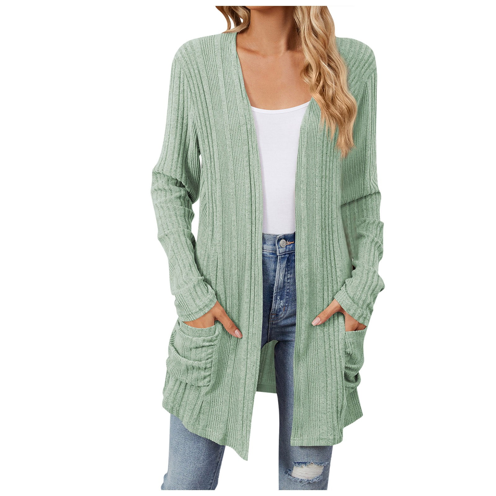 UngA Long Cardigans For Women Women's Lightweight V-Neck Cardigan ...