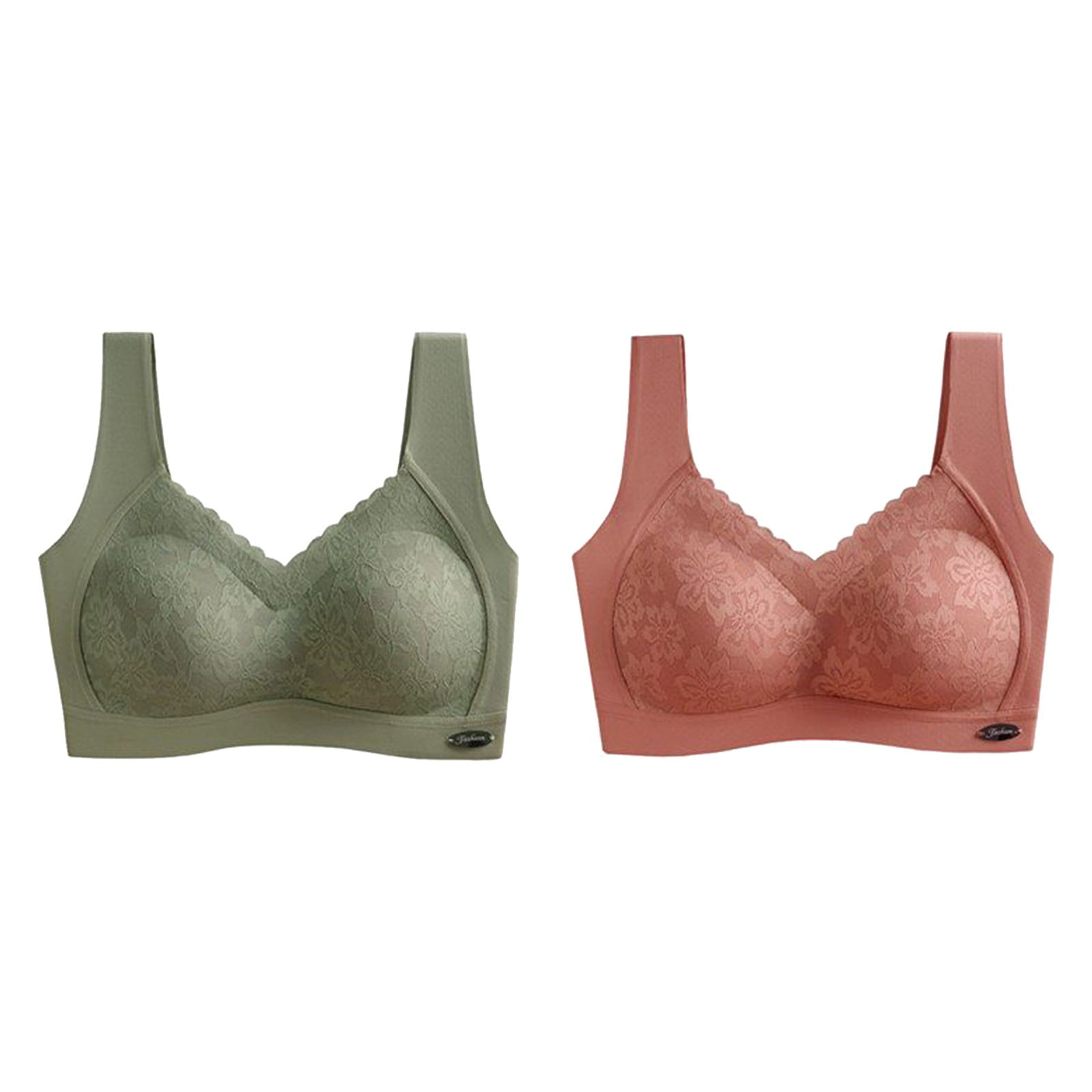 UngA Women Bras Easy Underarm-smoothing With Seamless Stretch Wireless ...