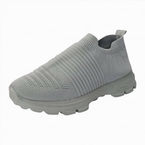 Yindaity PU Lightweight Running Shoes Womens Sneakers Fashion Walking ...