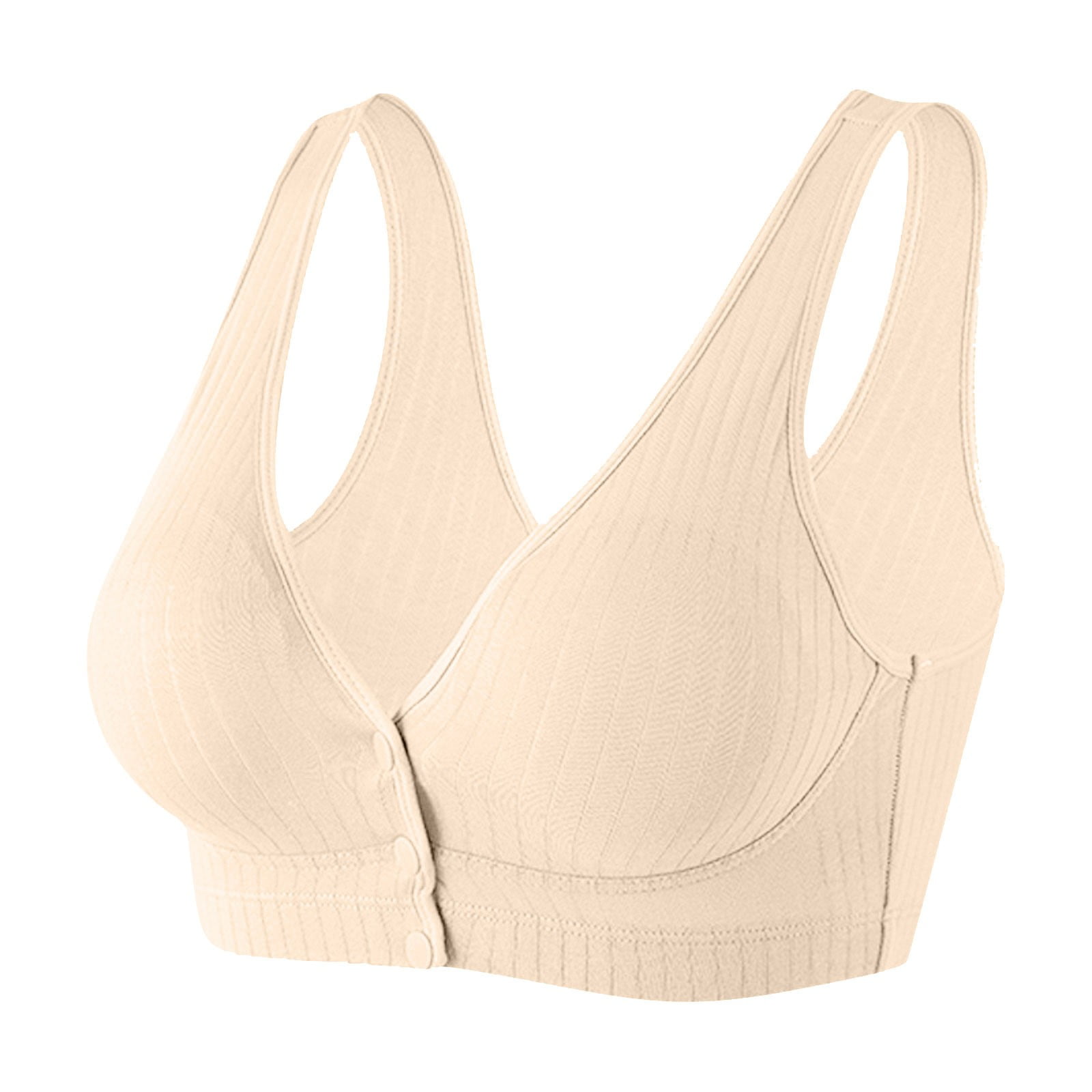 UngA Womens Wireless Bra Front Closure Bra, No Underwire, with Movable ...