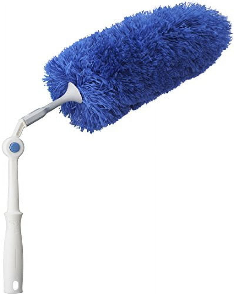 Unger Click & Dust Microfiber Duster with Pivoting Handle,Blue ...
