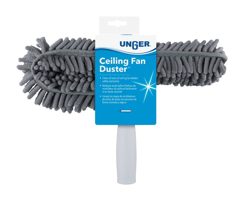 Unger Microfiber Ceiling Fan Duster 3 in. W X 10 in. L 1 pk - Walmart.com