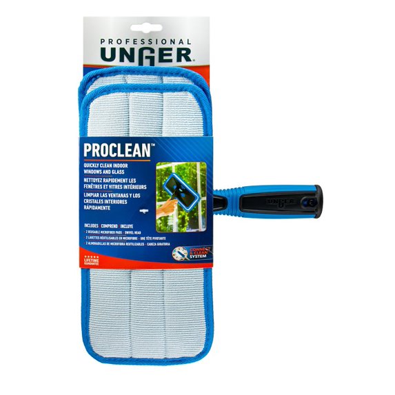 Unger Professional ProClean 980300 Indoor Window Cleaner, Plastic Head ...