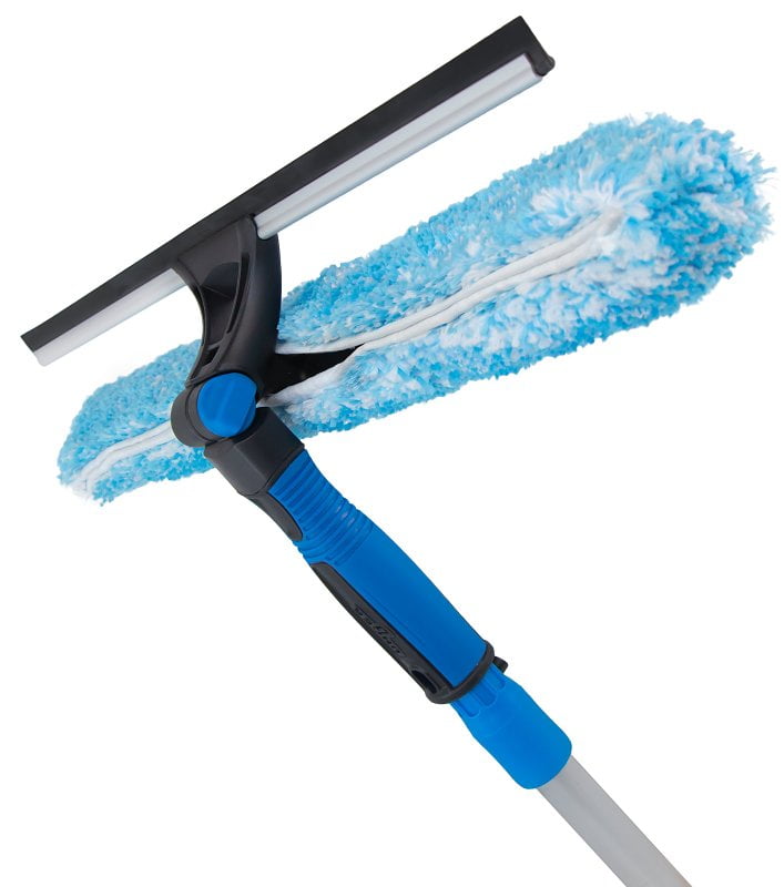 Unger Professional 981660 2-In-1 Window Cleaner, 18 in L Head, Plastic ...