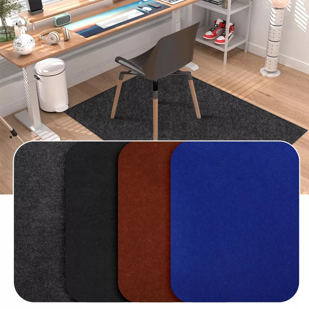 Ungraded Chair Mat for Hardwood Floor,35"x47" Desk Chair Mat,Anti-Slip ...