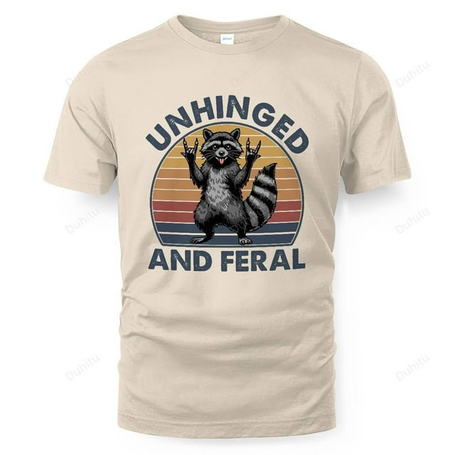 Unhinged And Feral Raccoon Rock Trash Pandas Funny Wildlife - Walmart.com