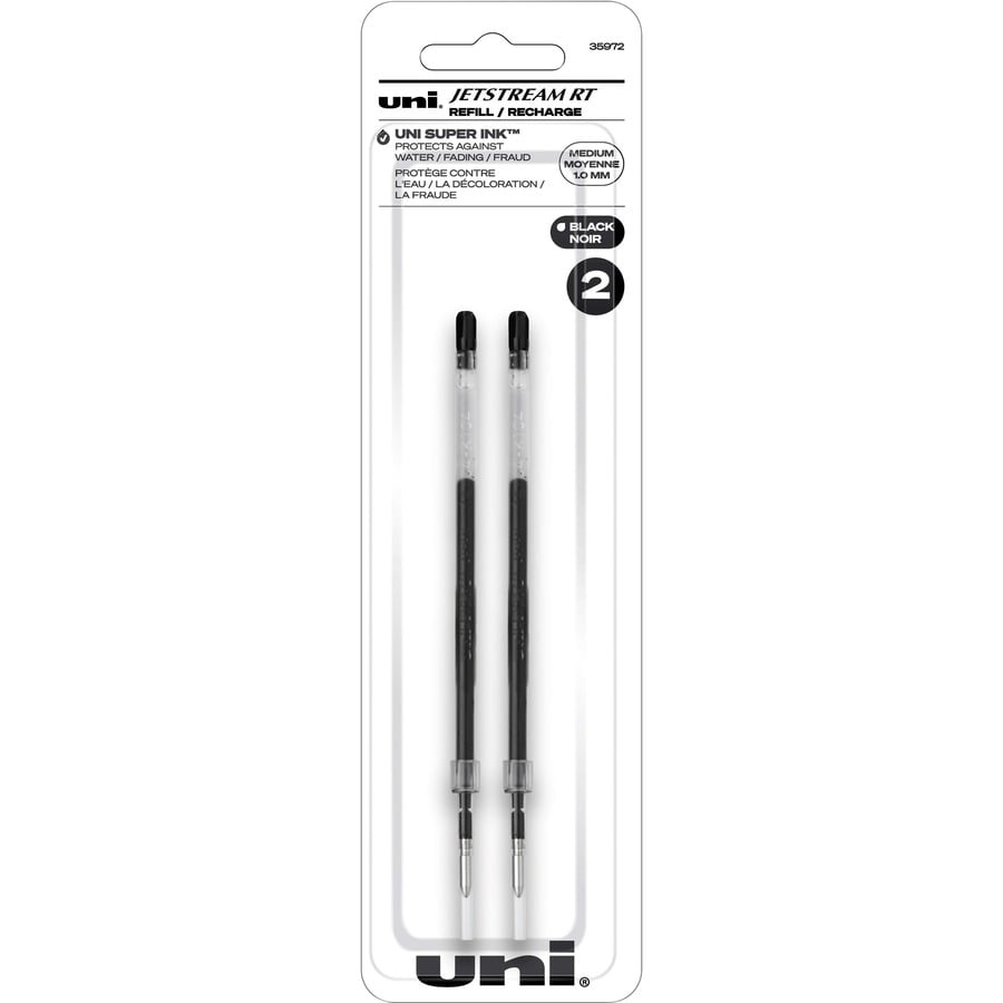Uni-Ball, SAN35972, Jetstream RT Refills, 2 / Pack - Walmart.com