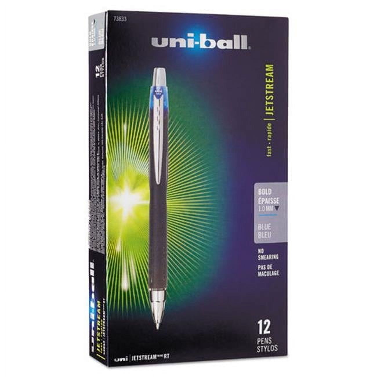 Uni-Ball UBC Jetstream RT Retractable Roller Ball Pen - Blue Ink ...