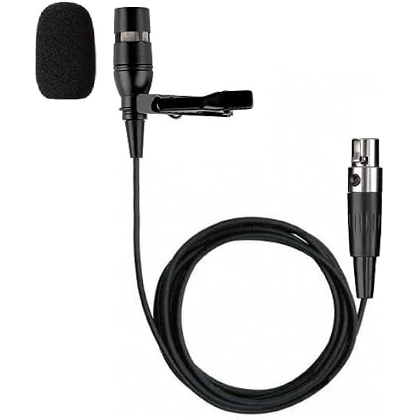 Uni-Directional Lavalier Microphone 4-pin XLR Output Compatible with ...
