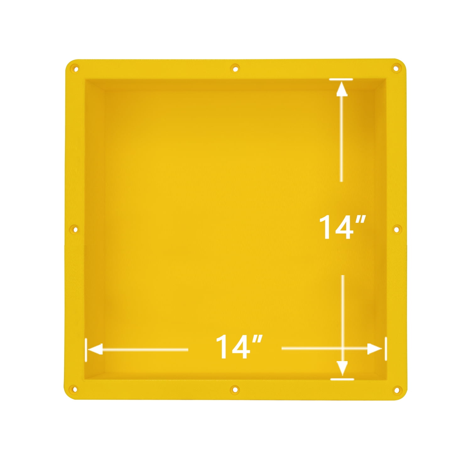 Uni-Green 14x14 Inch Recessed Shower Niche, Waterproof Tile-Ready ...