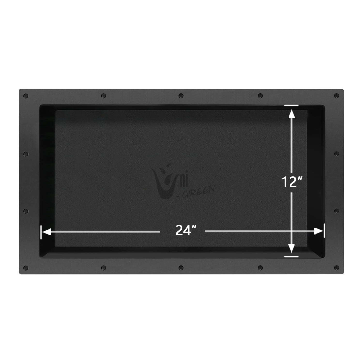 Uni-Green 16"x28" Quick-Install Tile-Ready Shower Niche, Single ...