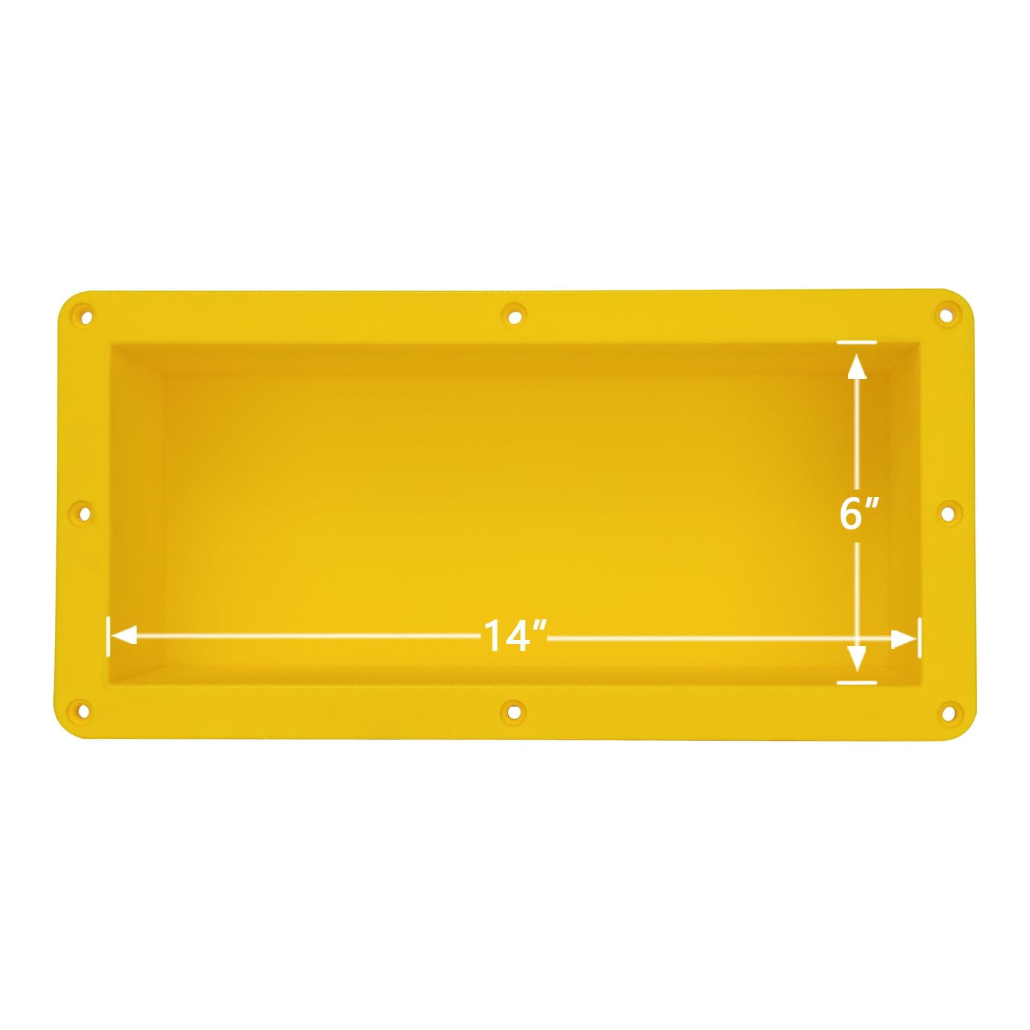 Uni-Green Ready Tile Shower Niche Footrest 16" x x 4"（Inside 14" × 6" × ...